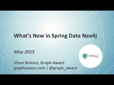 What's New in Spring Data Neo4j